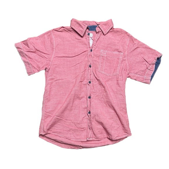 wonder nation | Shirts & Tops | Wonder Nation Red Button Down Tshirt ...